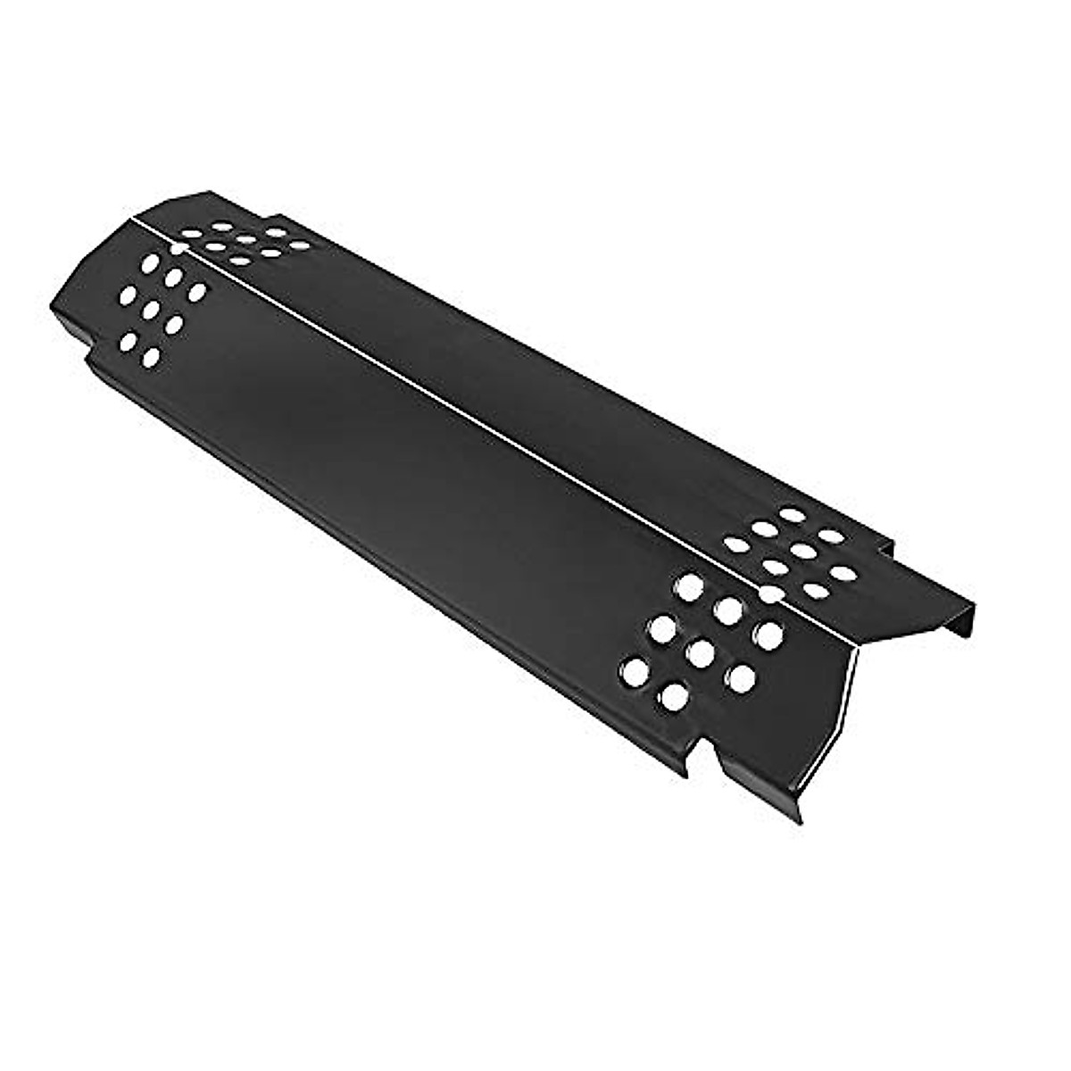SafBbcue 17" Cast Iron Grates and Heat Plates Burners for Nexgrill 720-0830H, 720-0670A, 720-0783E, 720-0888N, Kenmore 41516106210 415.16106210 Gas Grill