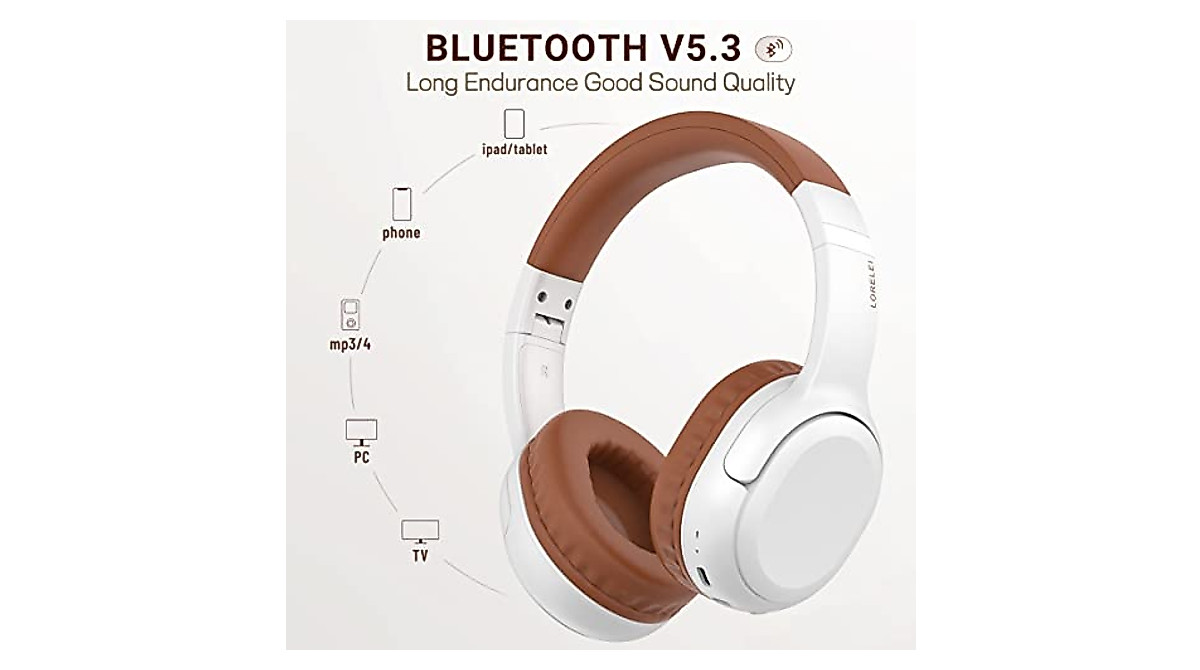 LORELEI B-C5 Wireless Headphones - 30H Playtime