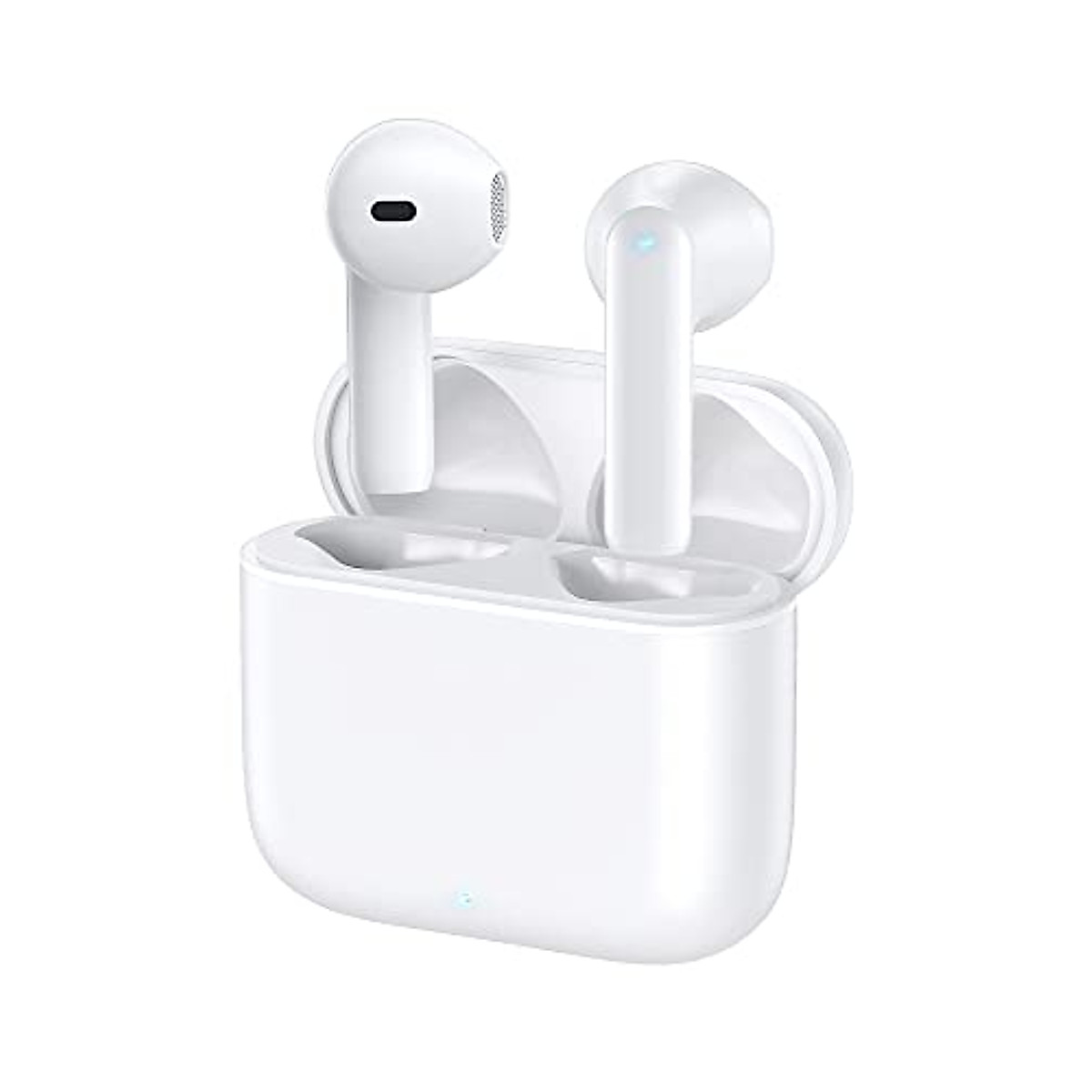 CSL-Computer Wireless Earbuds Air Buds PodsBluetooth 5.3 Headphones Noise Cancelling Bud Pro Stereo Ear pods in-Ear Built-in Mic IPX7 Waterproof for iPhone/Samsung/Android WhiteairPods (Rro12)