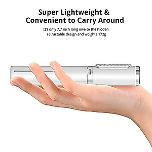 ATUMTEK Bluetooth Selfie Stick Tripod, Extendable 3 in 1 Aluminum Selfie Stick with Wireless Remote and Tripod Stand 270 Rotation for iPhone 13/12/11 Pro/XS Max/XS/XR/X, Samsung and Smartphone White