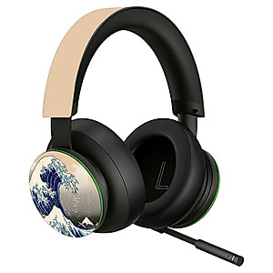 PlayVital The Great Wave Custom Vinyl Skins for Xbox Core Wireless Controller, Wrap Decal Cover Stickers for Xbox Series S Console Controller