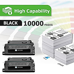 Aztech Compatible Toner Cartridge Replacement for HP 90A CE390A Toner Enterprise 600 M602 M601 M4555 M602dn M602n M602x M603dn M603n M4555f M4555h Printer (Black, 2-Pack)
