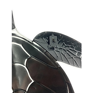 GSC Metal Sea Turtle Green Decor Indoor Outdoor Wall Art Plaque Sculpture Mount for Inside Home Living Room Bedroom Bathroom Kitchen Or Outside Patio Fence Porch, 17 X 17 inches