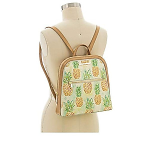 BRAHMIN Women's Pompano Collection Pineapple Felicity Backpack, Multi