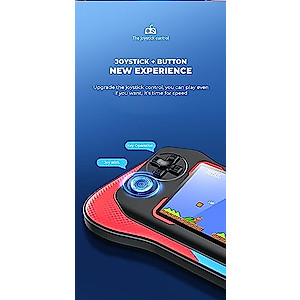 Yooya Handheld Game Console for Kids Adults, 3.5'' LCD Screen Retro Handheld Video Game Console, Preloaded 500 Classic Retro Video Games with Rechargeable Battery, Support 2 Players and TV Connection