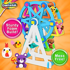 Creative Kids Air Dry Clay Ferris Wheel Kit - Easy Modeling 7+ Clay Characters- Includes 8 Clay Colors, Art Supplies and Sculpting Tool- Arts & Crafts Birthday Gift for Boys and Girls 6+ Years Old