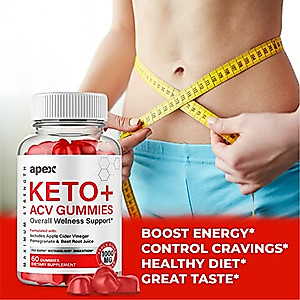 (2 Pack) Apex Keto Gummies Apex Keto ACV Gummies Advanced Formula Apex Keto Apple Cider Vinegar Gummies Gummy ss (120 Gummies)