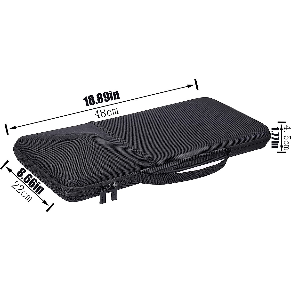 co2CREA Hard Case Replacement for Logitech Signature K650 Comfort Full-Size Wireless Keyboard (Graphite Case)