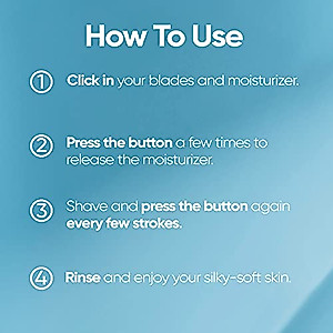 Gillette Venus Radiant Skin Moisturizing Women’s Razor For Dry And Sensitive Skin With Olay Moisturizer Dispenser, 1 Serum, And 1 Razor Blade Refill