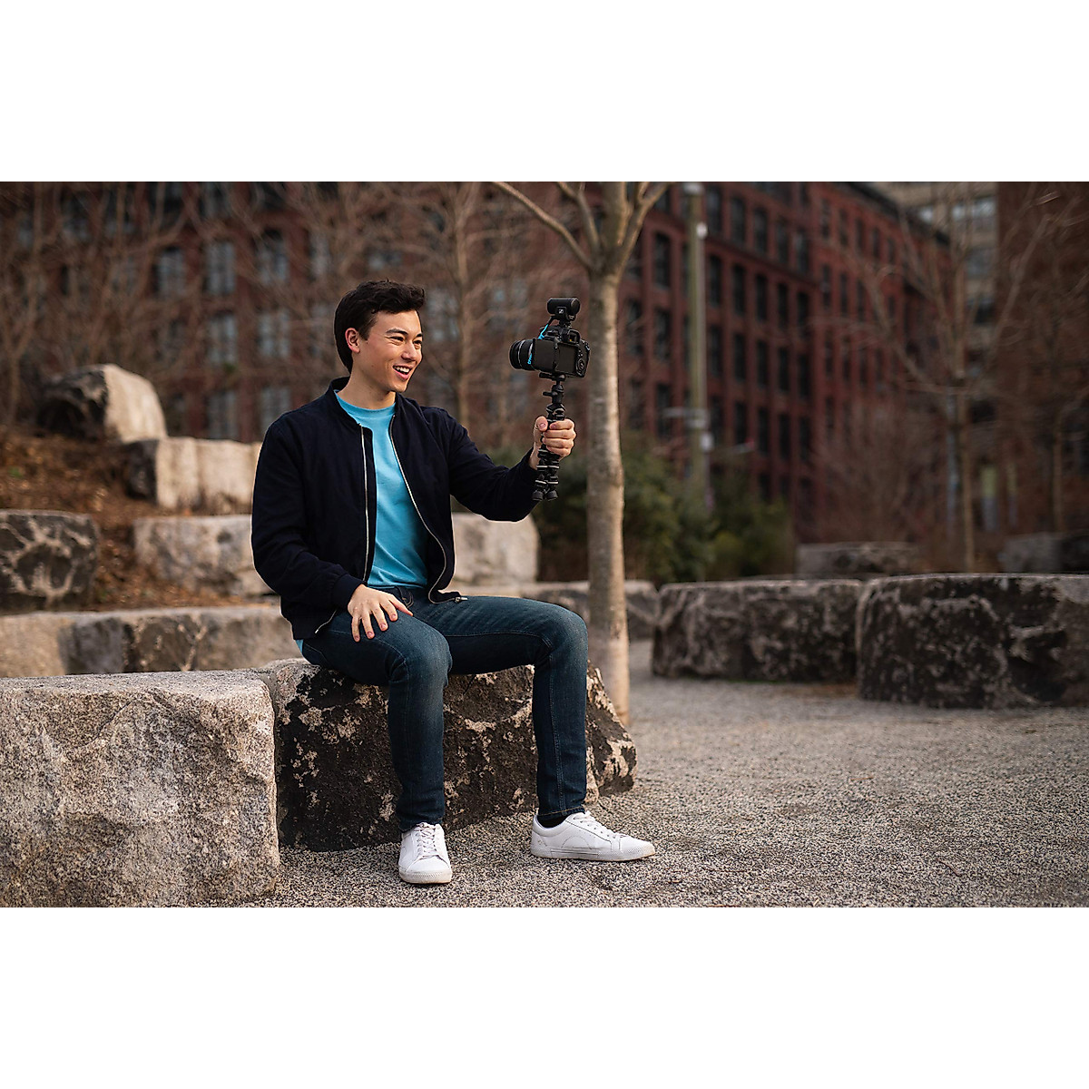 Sennheiser Pro Audio MKE 200 condenser microphone for cameras and mobile devices, Black (MKE200) (Renewed)