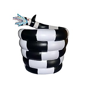 YruYptpaln Beetle juice Sandworm Popcorn Bucket 2024, Scary Halloween Popcorn Bowl, Popcorn Buckets Reusable for Halloween Party Decoration