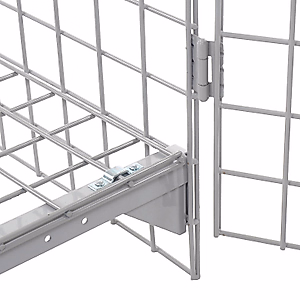 Global Industrial Wire Mesh Security Cage, 48 x 24 x 48