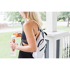 Savvy Outdoors Sling Backpack for Women - Small Crossbody Bags with One Strap Perfect for Hiking, Walking, Traveling - Small Outdoor Over The Shoulder Travel Accessories Perfect Women's Gift - White