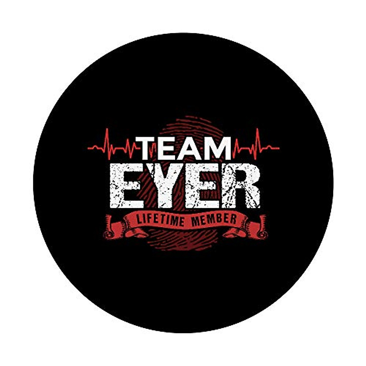 EYER TEAM Family Reunions Member DNA Heartbeat - Lifetime PopSockets Grip and Stand for Phones and Tablets