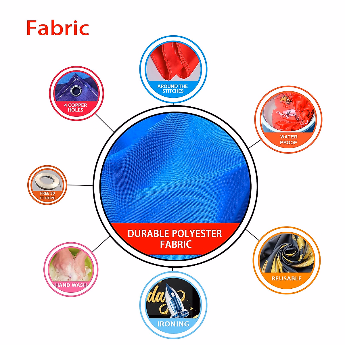 Custom Rose gold and Black Theme 50th Birthday Decorations Banner - Personalized Fabric Banner for 50th Birthday Party Supplies