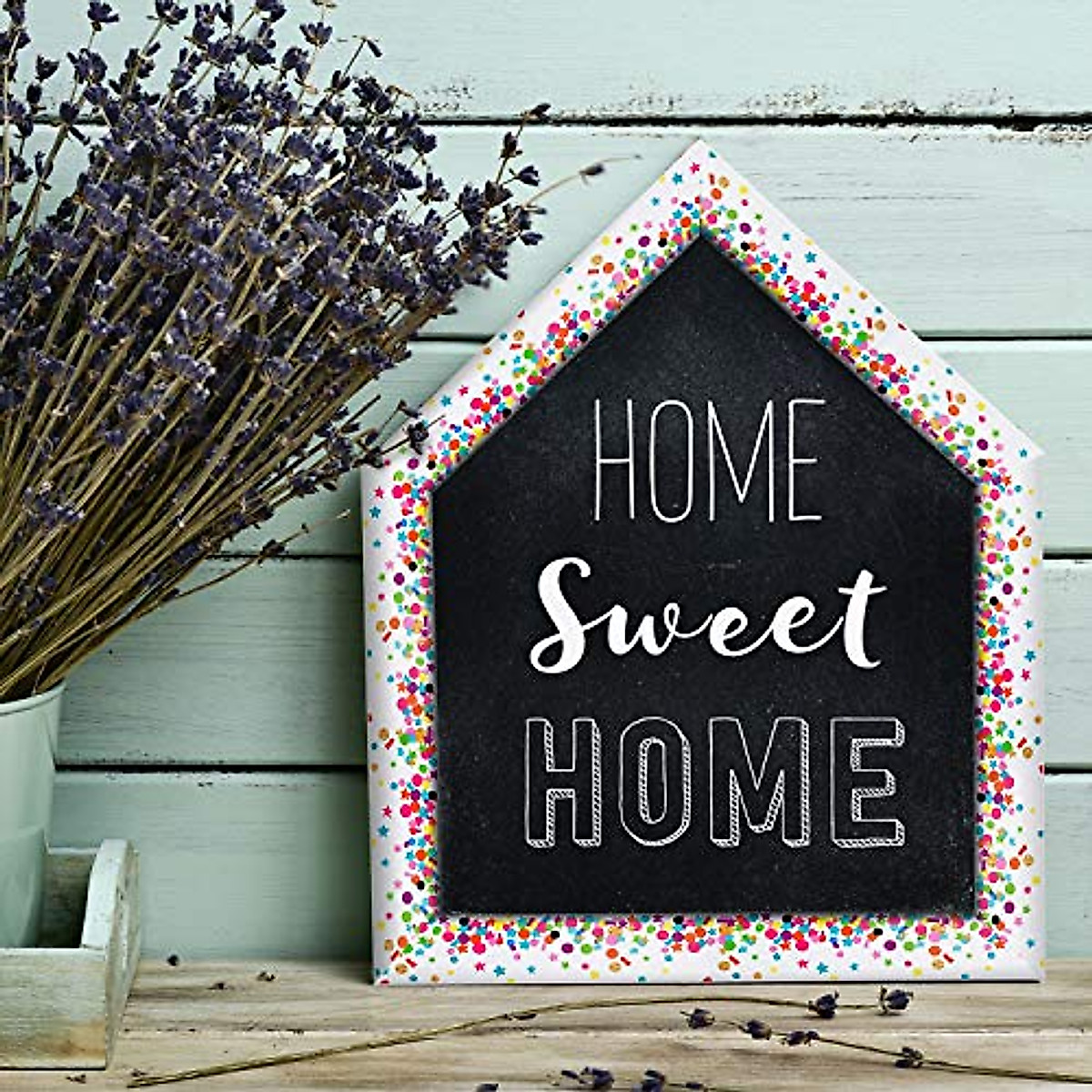 49 Feet Bulletin Board Borders School Themed Decorative Stickers Confetti Teaching Press Border for School Classroom Display Decoration (Color 2)