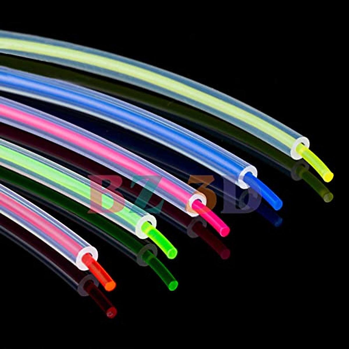 BZ 3D 3M PFA Teflon Bowden Tube 260 Celsius High Temperature Transparent PTFE tubing 2 X 4mm for 1.75mm Filament for Ender 3 CR-10 MK3 MK3S Mega 3D Printer ect.（PFA）