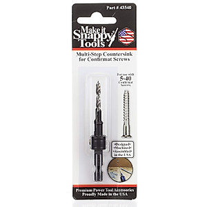 Snappy Tools 5 x 40 Confirmat Countersink #43540