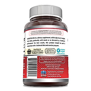 Amazing Formulas CLA Conjugated Linoleic Acid 3000mg Per Serving 120 Softgels Supplements | Non-GMO | Gluten Free (120 Count)