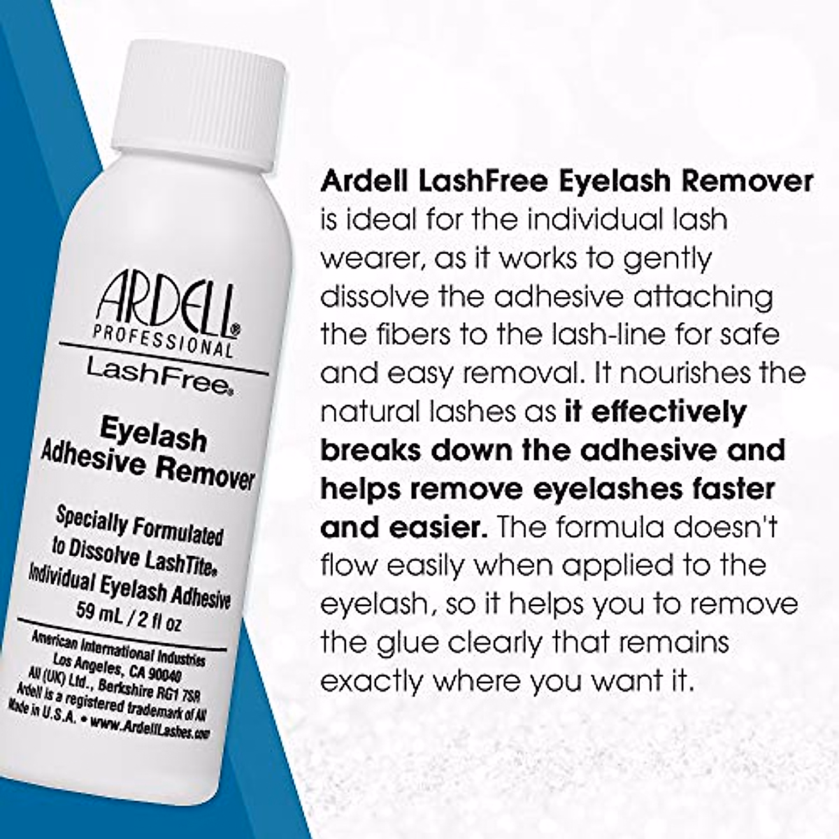 Ardell LashFree, 2 Ounce Bottle