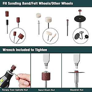 WORKPRO 306PCS Rotary Tool Accessories Kit, Fits Dremel Rotary Tool, 1/8" Shanks DIY Universal Fitment for Easy Cutting, Sanding, Grinding, Carving, Polishing, Drilling and Engraving with Storage Case