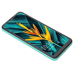 Smartphone, 6.1 Inch Drop Screen 3G Unlocked Cellphone 3GB ROM 32GB Facial Recognition Mobile Phone, 10 Core CPU Processor 5MP Front and 8MP Rear Camera 2800Mah Battery(Green)