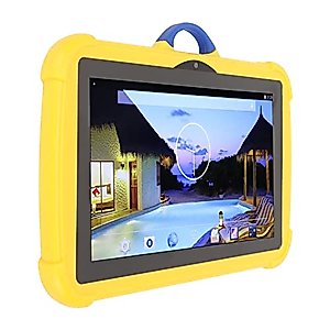 7 Inch Kids Tablet, Kids Tablet Portable 1GB RAM 8GB ROM Quad Core Processor for Home