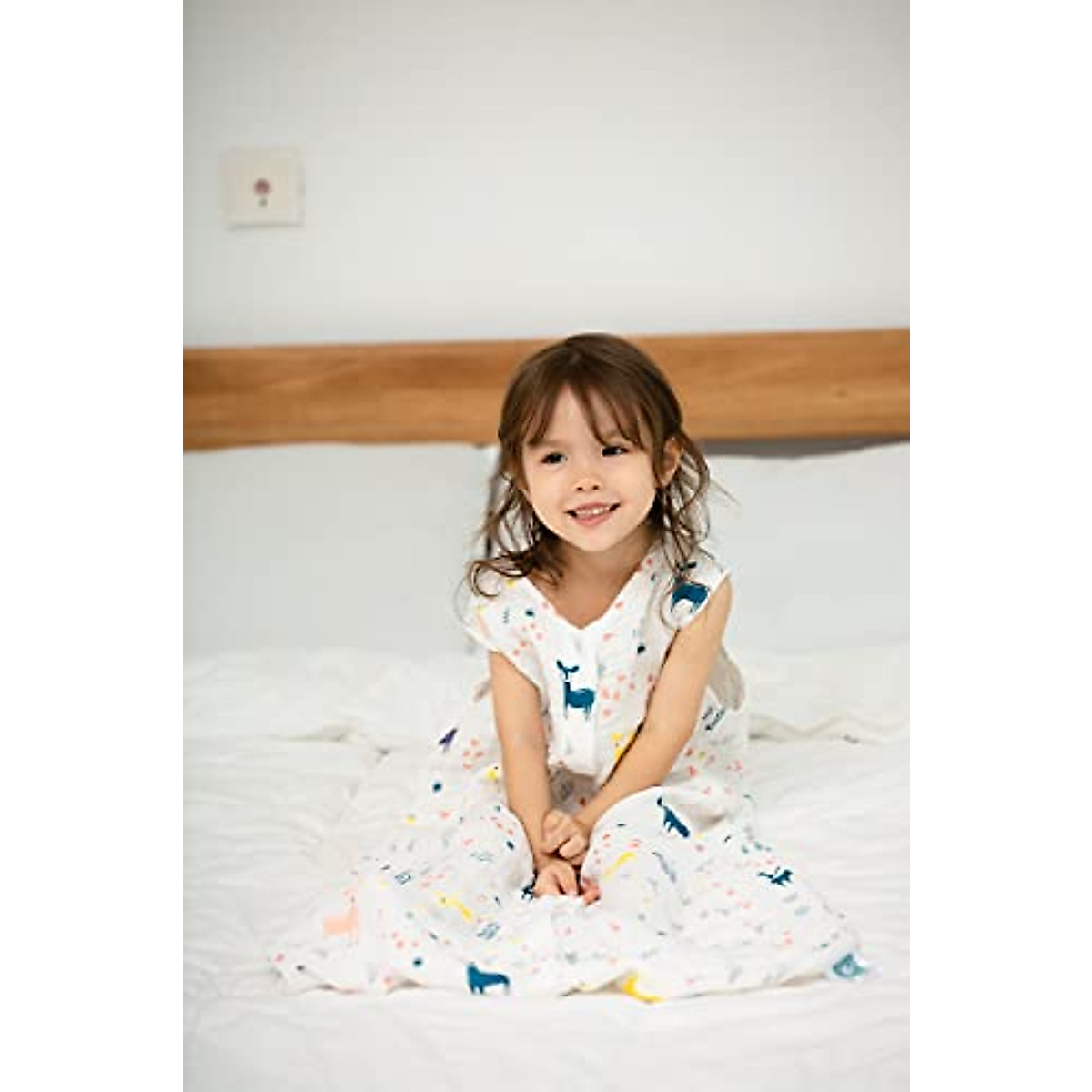 TADO MUSLIN Toddler Sleep Sack for 2-4T Baby, Organic Cotton Wearable Blanket for Boys and Girls