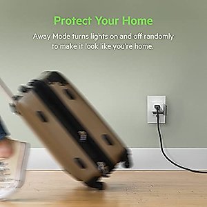 Wemo Smart Plug (Simple Setup Smart Outlet for Smart Home, Control Lights and Devices Remotely Works w/Alexa, Google Assistant, Apple HomeKit)(Pack of 1)