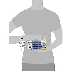 Schick Hydro Sense Sensitive Mens Razor Blade Refill With Skin Guards, Includes 12 Razor Blades Refills