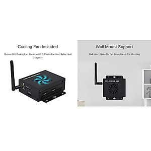waveshare Mini-Computer Based On Raspberry Pi Compute Module 4,Include CM4-IO-BASE-A (Mini IO Board Lite Verson),Metal Case,Cooling Fan