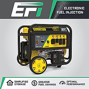 Champion Power Equipment 100485 PRO 11,500/9,200-Watt Portable Generator with Carburetor-Free Electronic Fuel Injection (EFI) Engine and CO Shield