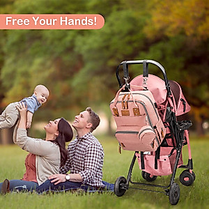 STARDEN Diaper Bag Backpack for Baby Girls and Boys with Changing Pad - Baby Nappy Bags Tote Organizer for Mom and Dad Newborns Shower Gifts Large Capacity