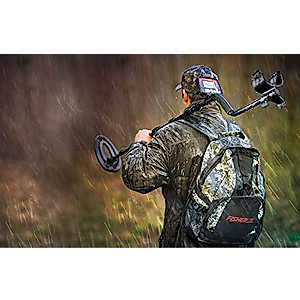 Fisher F22 Weatherproof Metal Detector with 9 Inch Weatherproof Coil, All-Purpose, High-Sensitivity, Deep Seeking Metal Detector, Pinpoint, Easy to Use