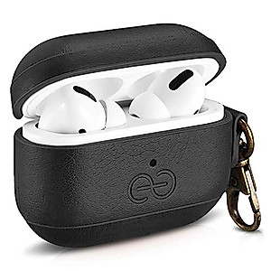 Dreem Bundle: Fibonacci Wallet-Case for iPhone 14 Pro Max with Om AirPods Pro Case Cover - Black