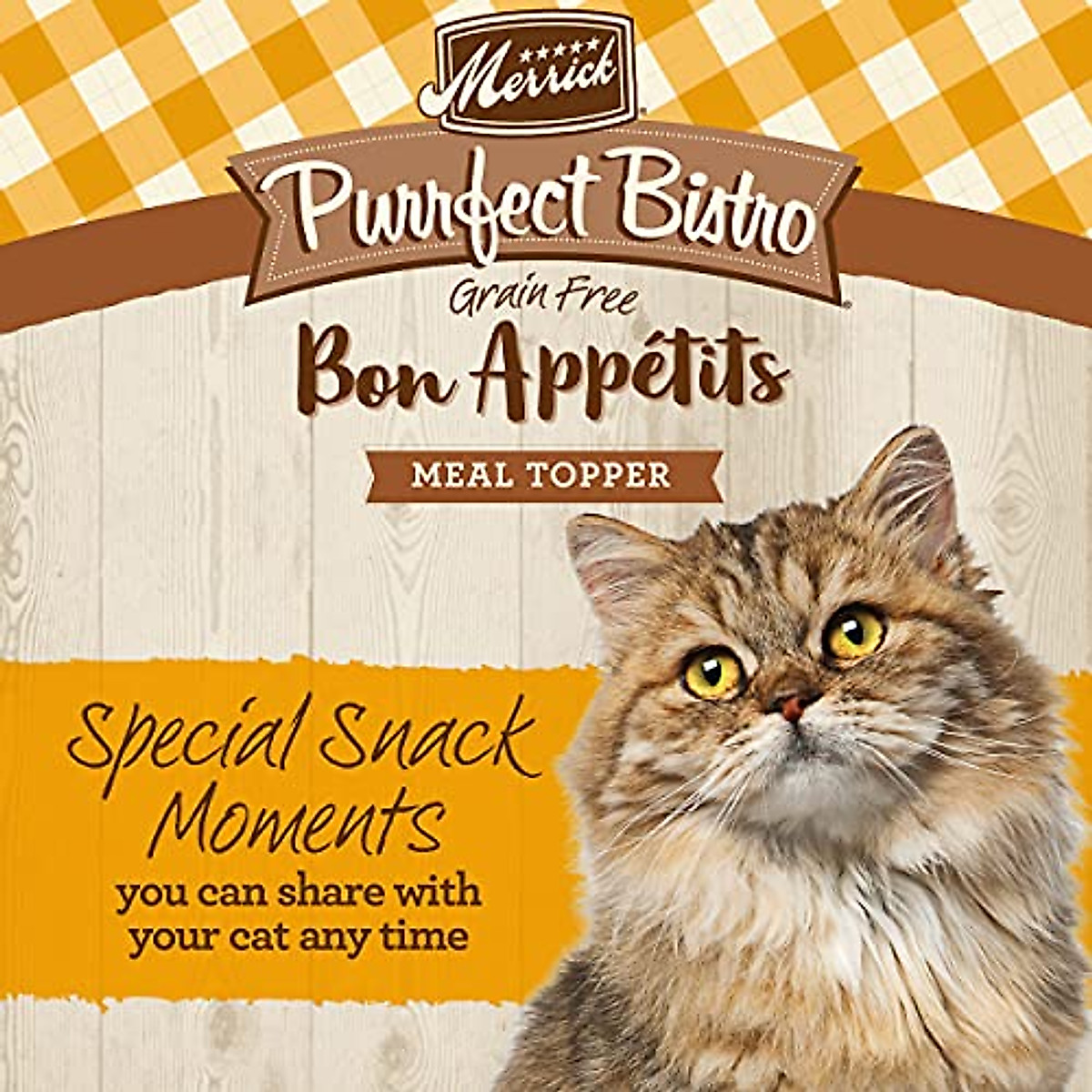 Merrick Purrfect Bistro Bon Appetits Grain Free Wet Cat Food Chicken Recipe Morsels in Gravy, 3 Ounce (Pack of 24)