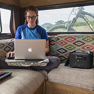 EF ECOFLOW RIVER 2 Max Solar Generator 512Wh Long-life LiFePO4 Portable Power Station& 180W Solar Panel for Home Backup Power, Camping & RVs 100% Charged in 60m with 3000+ Cycles & Up to 1000W Output