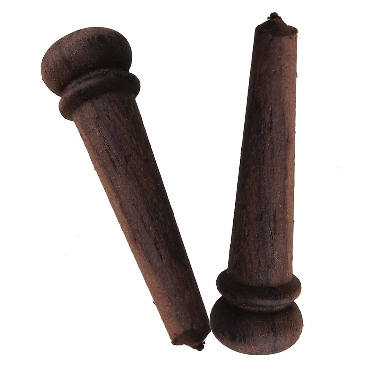 BQLZR Acoustic Guitar Rosewood Bridge Pins W/PEARL Shell Dot Wooden Acoustic Guitar Pegs Pack of 6