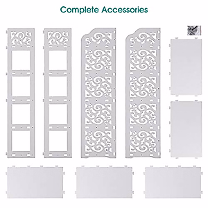 White Shoe Rack, 5 Tier Modern Wooden Shoe Storage Shelf Wood Narrow Shoe Stand Organizer for Home Living Room Bedroom Hallway Entryway Closet