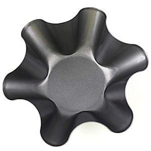 Tosnail 8 Pack Non-stick Tortilla Pan Taco Shell Maker Egg Tart Mold