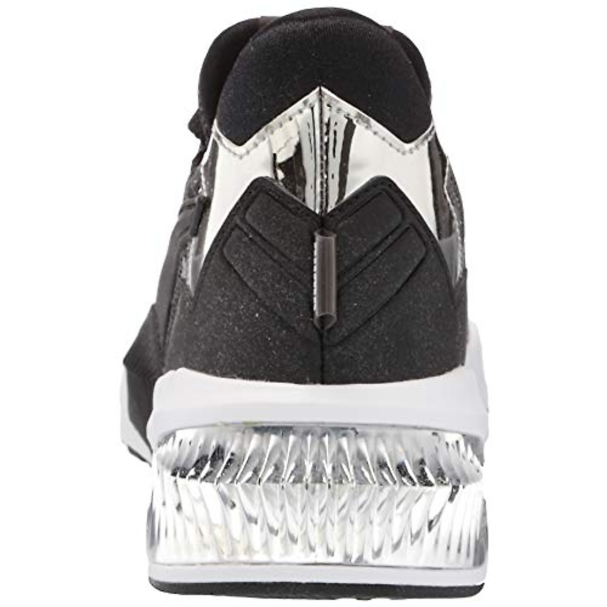 PUMA womens Provoke Xt Cross Trainer, Puma Black-metallic Silver, 7 US