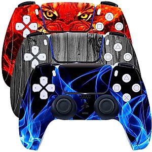 Skin for Ps5 Controller, 3pcs Whole Body Vinyl Decal Cover Sticker for PlayStation 5 Controller (PS5 Controller #1)