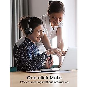 KLYLOP USB Headset, Headset with Mic Noise Reduction & in-line Control, 3.5mm/USB Wired Headphones, Stereo PC Headset with Mute, Headset with Microphone for PC Zoom Skype Webinar Home Office