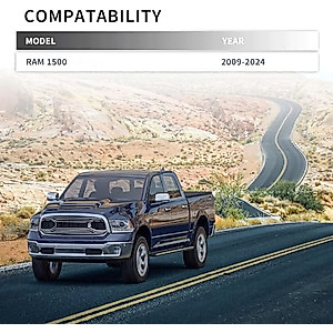 1.5 Inch Leveling Lift Kit Compatible With 2009-2024 RAM 1500 4WD & 2WD, Leveling Lift Kit Forged Rear Strut Spacers Raise The Rear of Your Pickup By 1.5"