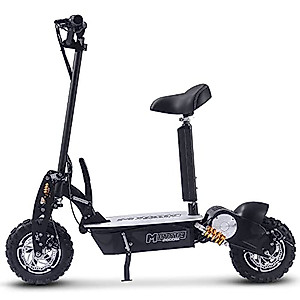 MotoTec 2000W 48V Electric Scooter Black