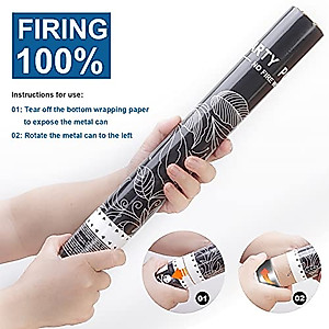 Yeunmu Confetti Cannon 2 Pack (Gold), 16 inches+Longer Confetti Poppers Perfect for photography , Party Poppers Confetti Shooters Suitable for Fundraiser, Drive-by Birthday Parade, Graduation, Wedding.