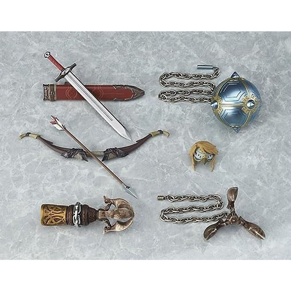 Good Smile The Legend of Zelda Twilight Princess Link (Deluxe Version) Figma Action Figure, 180 months to 1188 months