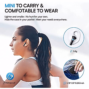 Acres Wireless Earbuds, [2023 Upgraded] Earphone Bluetooth 5.1 with Charging Case.Smart Noise Reduction for Clear Calls, Enhanced Deep Bass of Sports Headphones for Sport/Travel/Gym