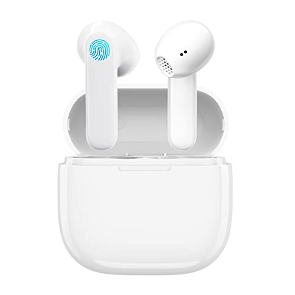 kurdene Wireless Bluetooth Earbuds with Fast Charging 30 Hours Playtime Stereo Sound Bluetooth Headphones with Mics in-Ear Wireless Earphones Touch Control Wireless Headset for Music and Call