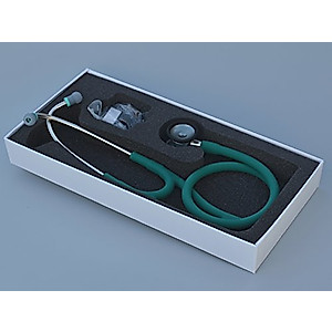 Kila Scopes Bell Stethoscope - Professional Dual Head Bell Cardiology & Diagnostic Stethoscope for Doctors and Nurses - with Accessories K771 Green